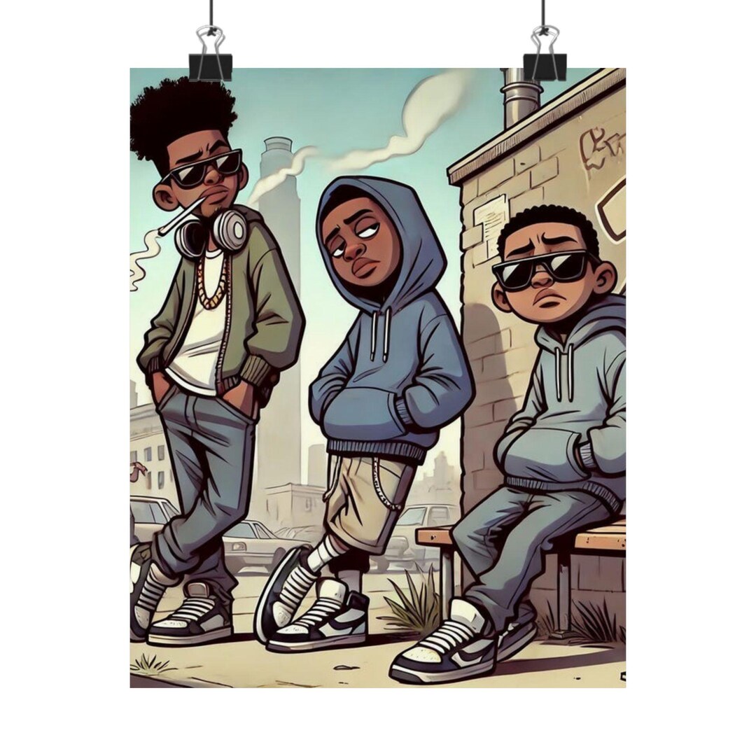 Urban Style Matte Vertical Posters, Street Art Print, Hip-hop Decor ...