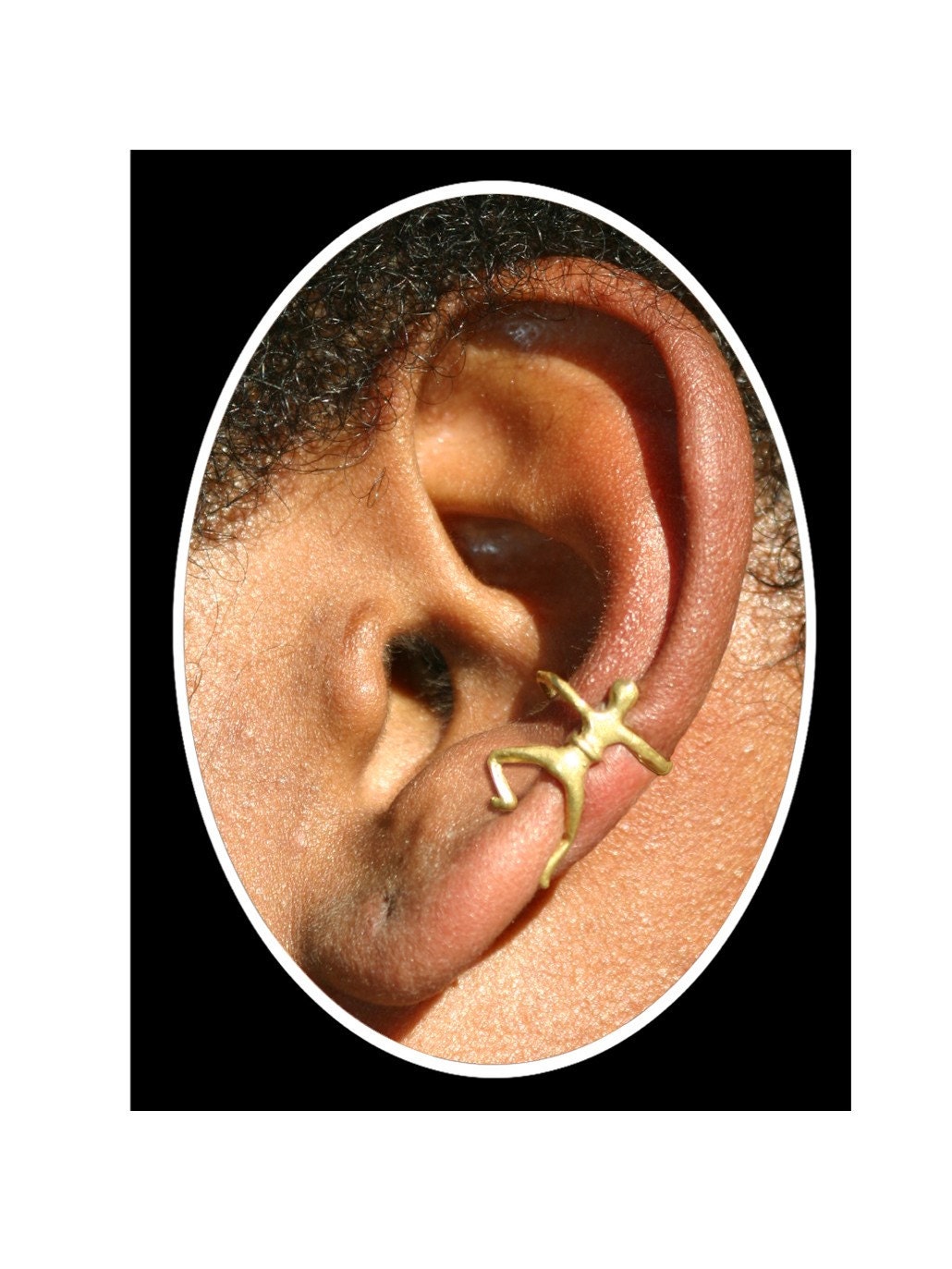 Ear Cuff Unique Jewelry Gift Set One Sterling Silver One Brass - Etsy