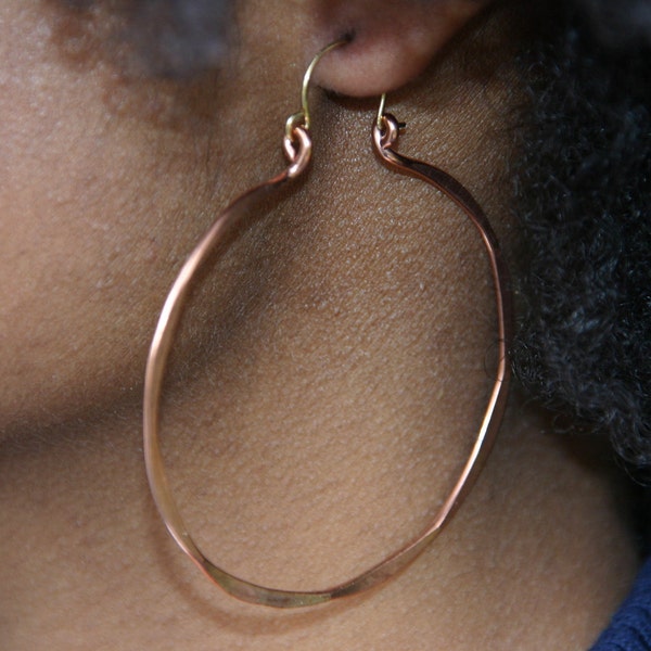 Copper Earrings - Etsy