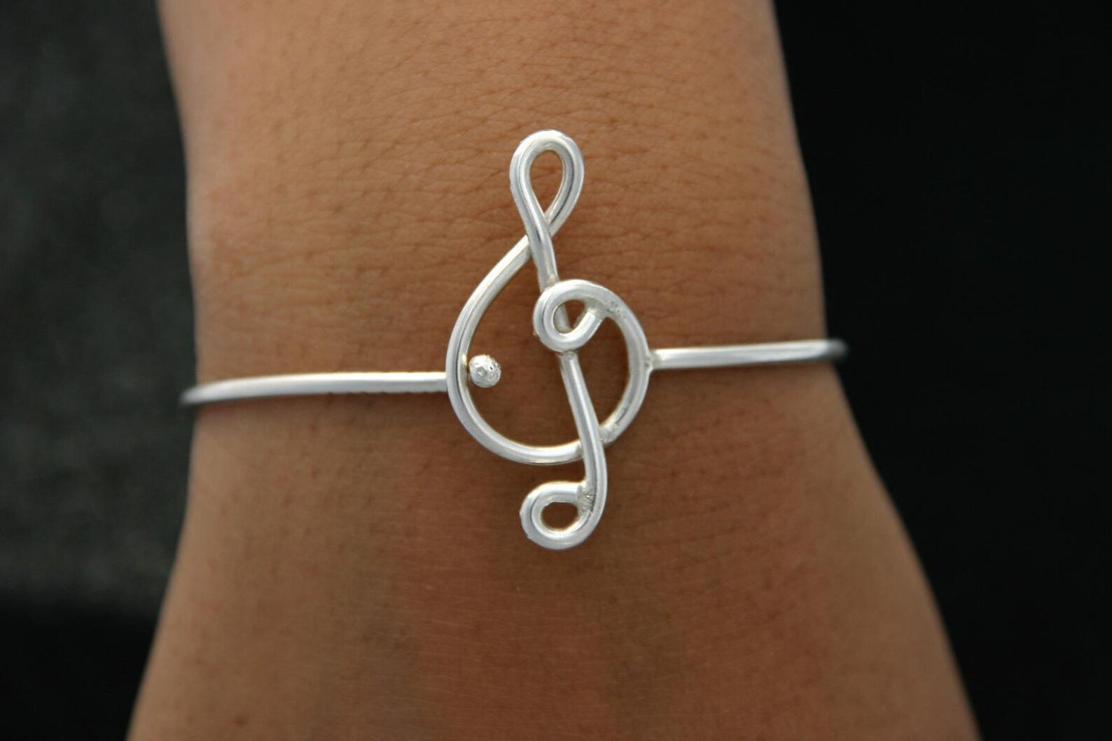 FREE Gift With This Purchase Music Note Bracelet Sterling - Etsy