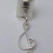 Sterling Silver Music Note Ear Cuff Dreadlock Jewelry - Etsy