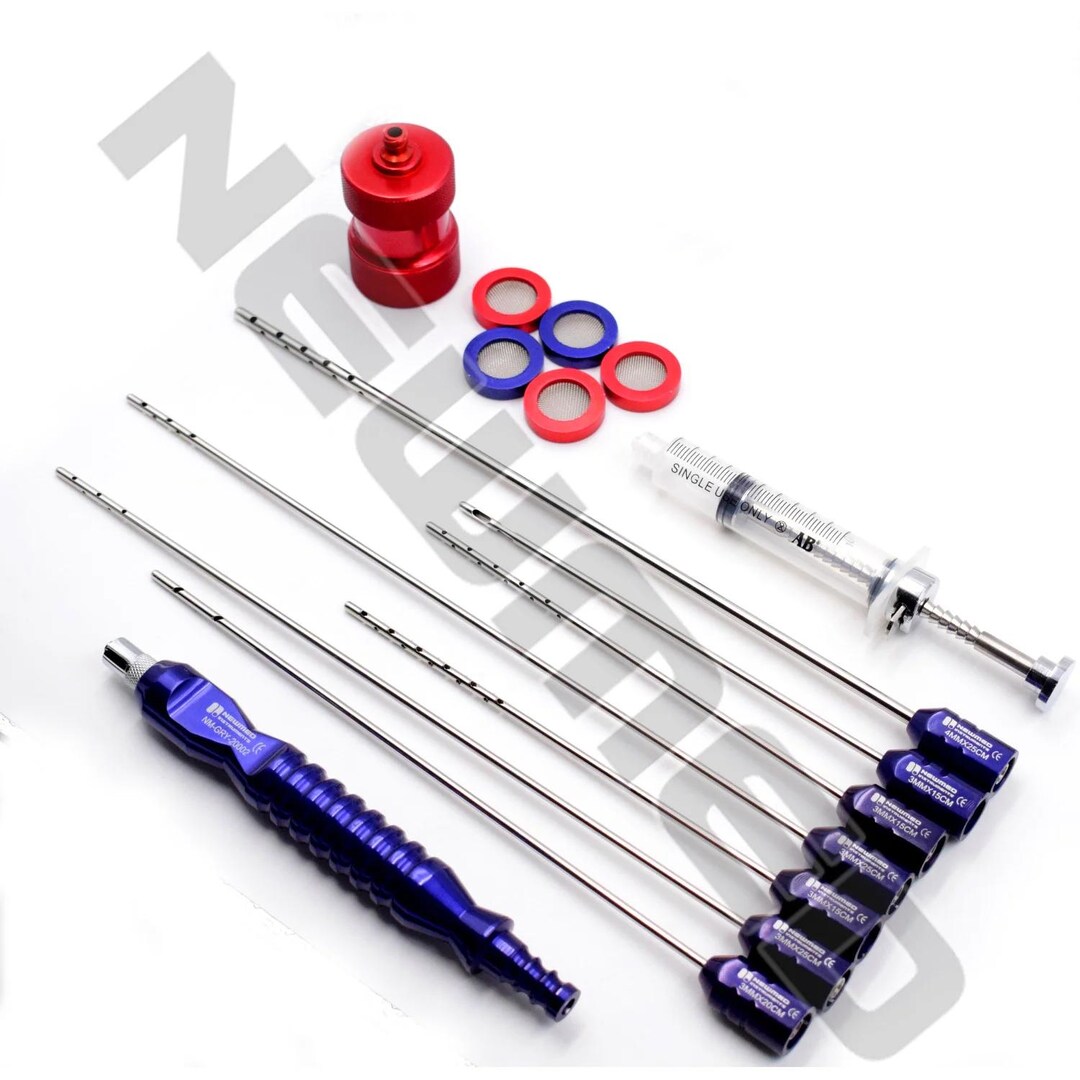 Neck Liposuction Cannula Set Fat Harvesting Set From Neck & Face - Etsy