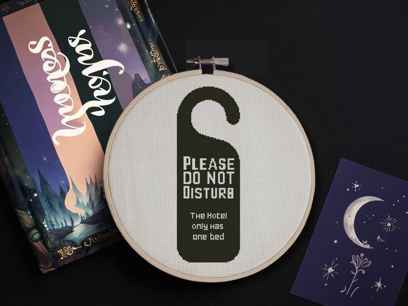 Do Not Disturb Cross Stitch Pattern: Book Lover Gift (PDF Pattern ...