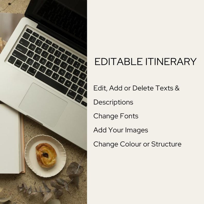 Travel Itinerary Template | Mobile Travel Planner | Editable Italy ...