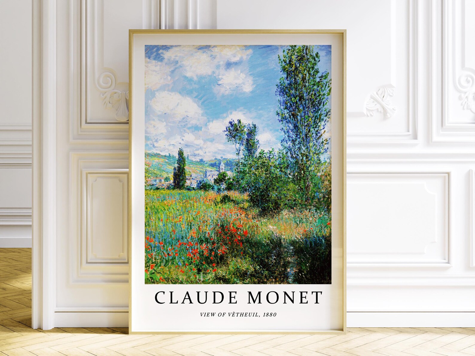 Claude Monet Nature Landscape Print, Beautiful Painting, Botanical ...