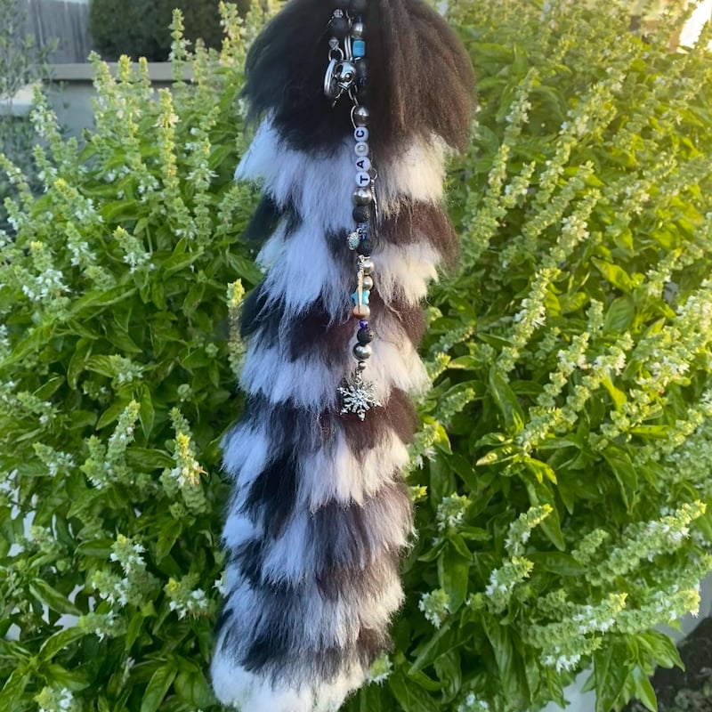 Raccoon Tail Hair Extensions - Etsy