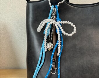 Trending Girly Bag Charm, Handmade Key Ring, Y2K Charm, Purse Charm Bag ...