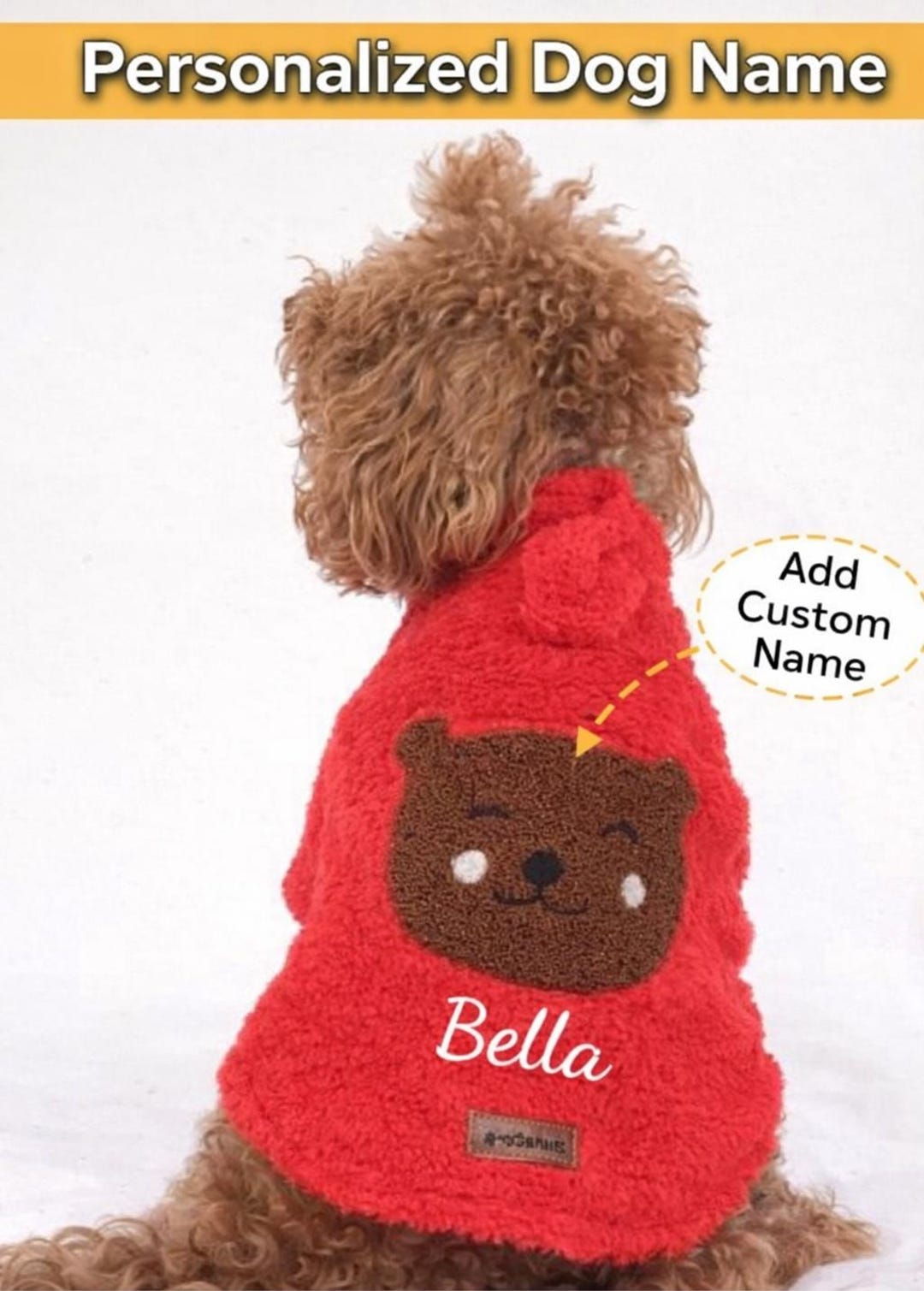 Custom Name Dog Clothes, Custom Pet Shirt, Personalized Dog Shirt, Text ...