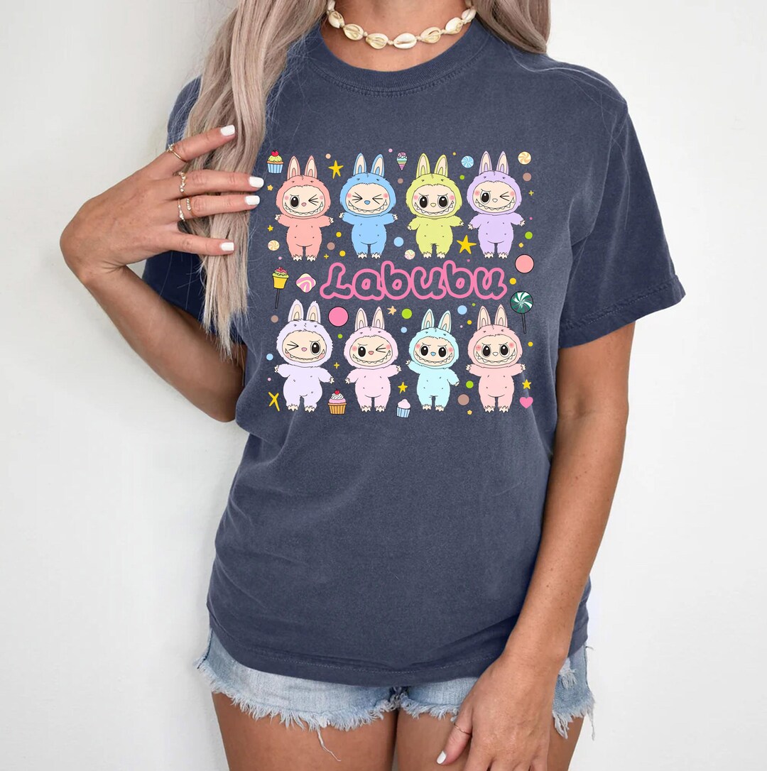 Comfort Colors Labubu T-shirt: Personalized Funny Labubu Tee Gift - Etsy