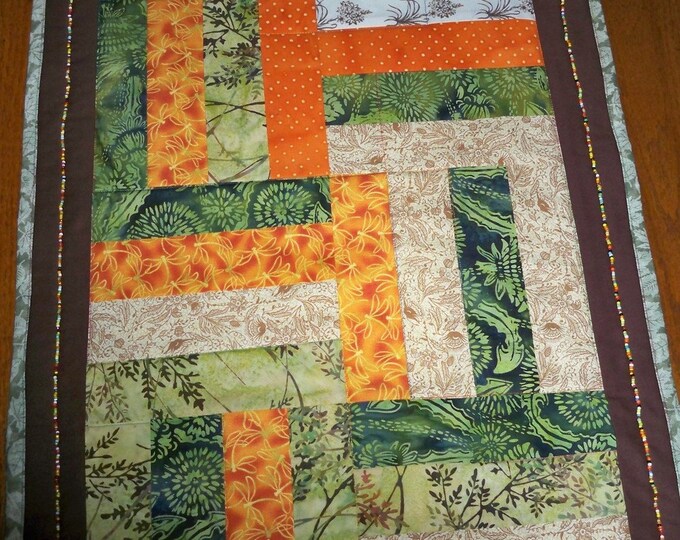 Quilted Table Runner Bali Sunrise SALE - Etsy