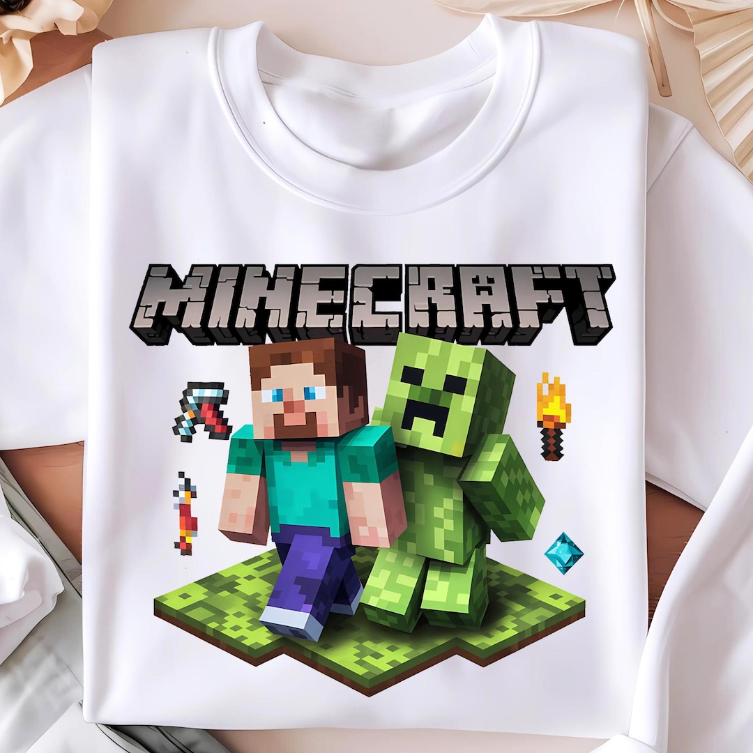 Mine-craft PNG | Gaming Design | Mine-craft T-shirt Png | Game ...