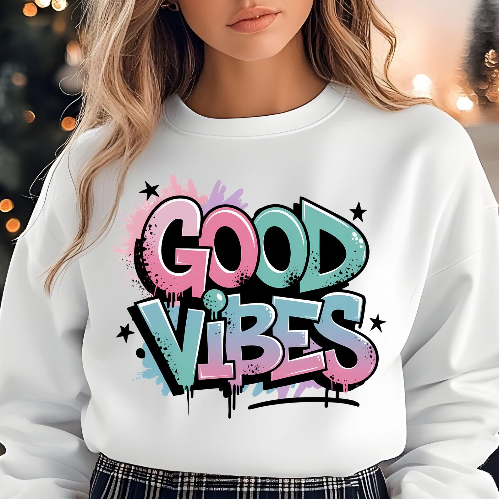 Good Vibes Png, Graffiti Style Png Design, Bold Colorful Png, Modern ...