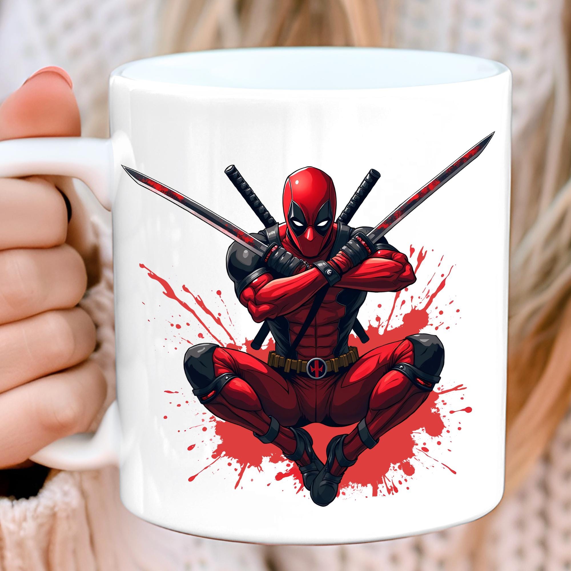 4 PNG Deadpool Art Superhero Png | Watercolor Png Sublimation ...