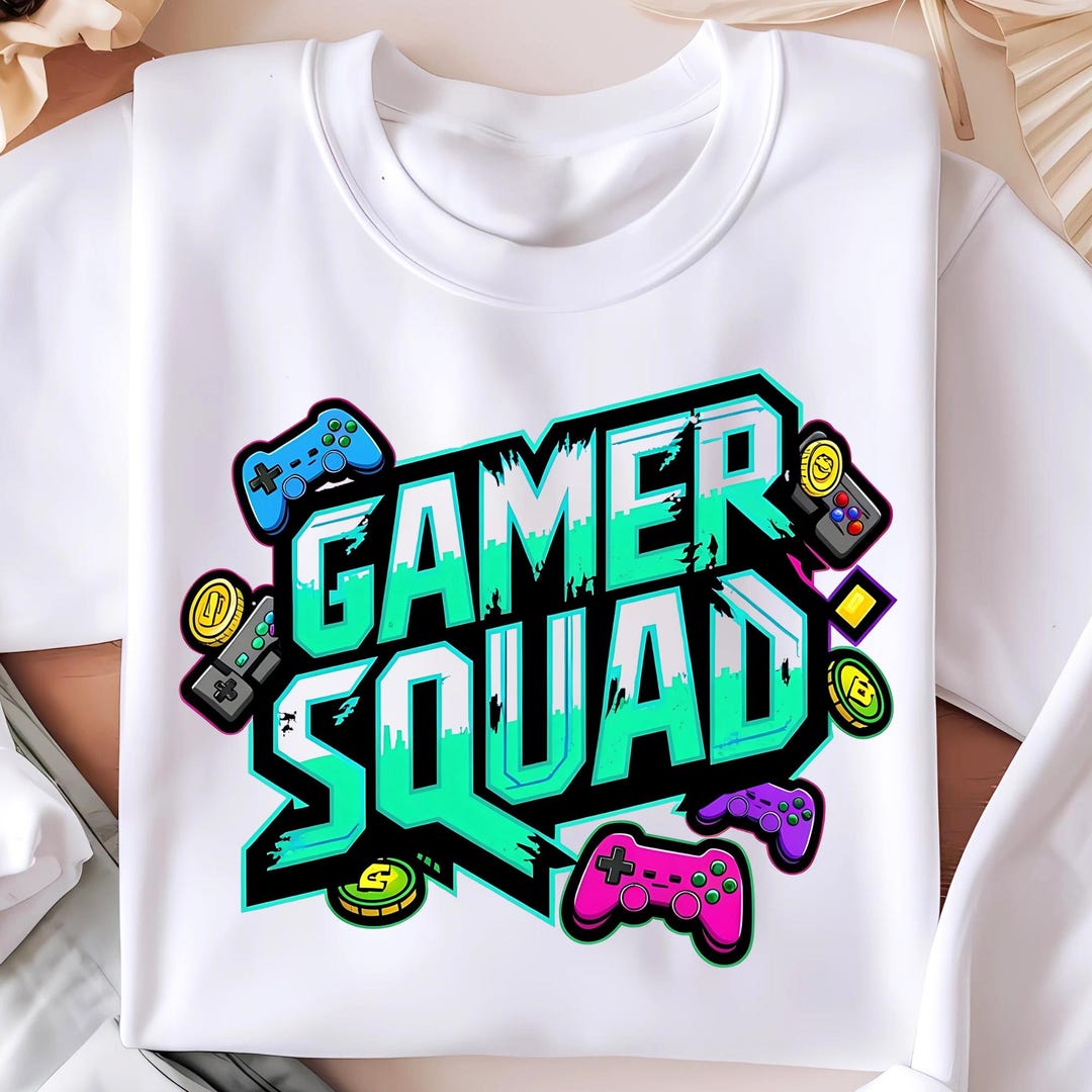 Gamer Squad Png, Video Game Controller Png, Graffiti Gamer Sublimation ...