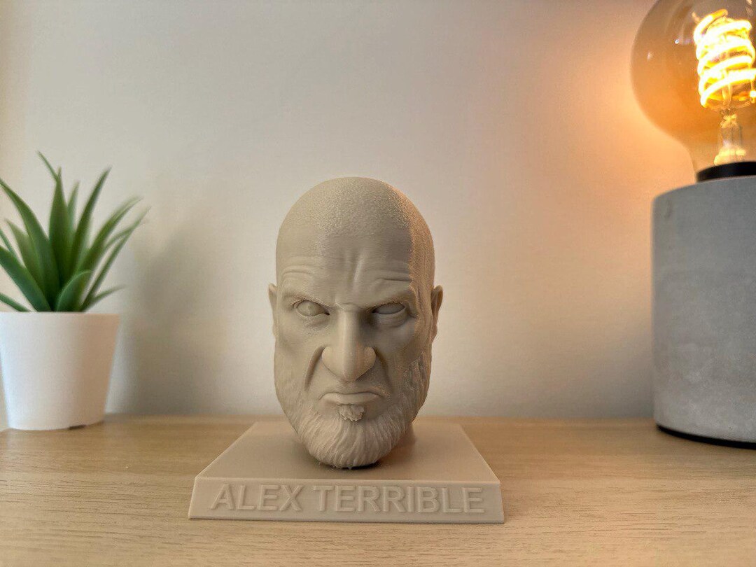 Alex Terrible 3D Bust Slaughter to Prevail 11cm Bone Color Base With ...