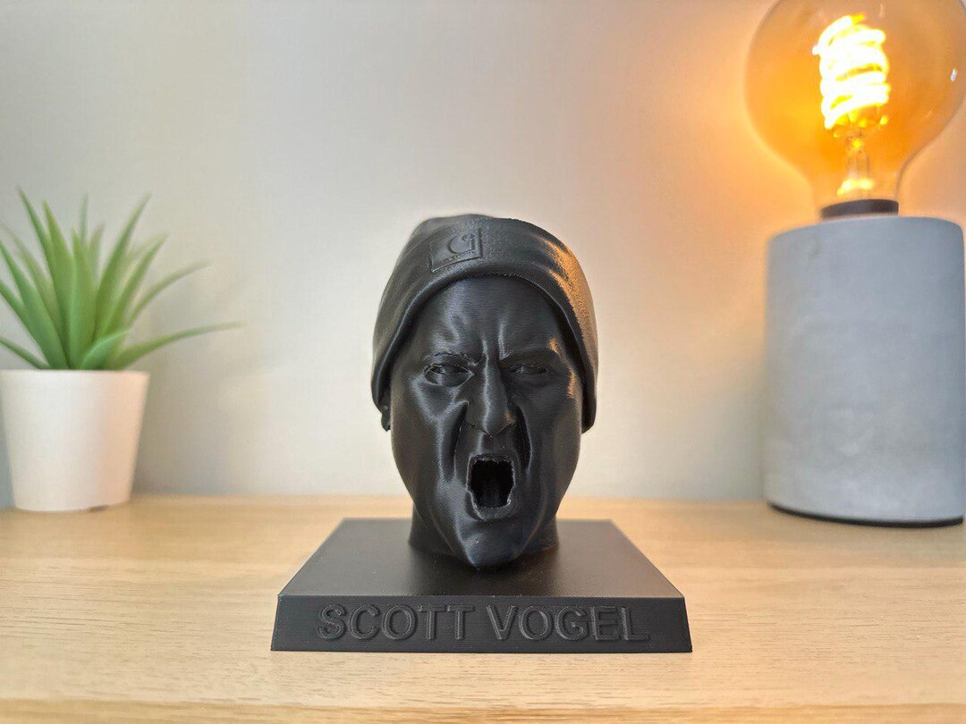 Scott Vogel Bust HC Horror Singer 3D Sculpture in PLA Wall Decoration ...
