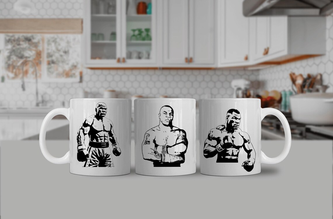 Mike Tyson 5 Design Bundle Vector .SVG and PNG, Boxing Iron Mike Clipart, Miketyson Silhouette ...