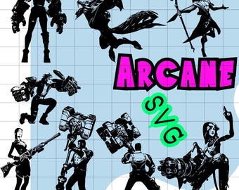 Ekko SVG Bundle, Arcane Ekko, League of Legends Svg, Ekko Silhouette ...