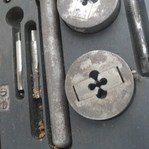 Vintage Little Giant Screw Plate With Tap Wrench Box Wood - Etsy