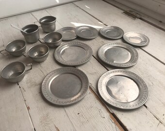 Aluminum Tea Set | Etsy