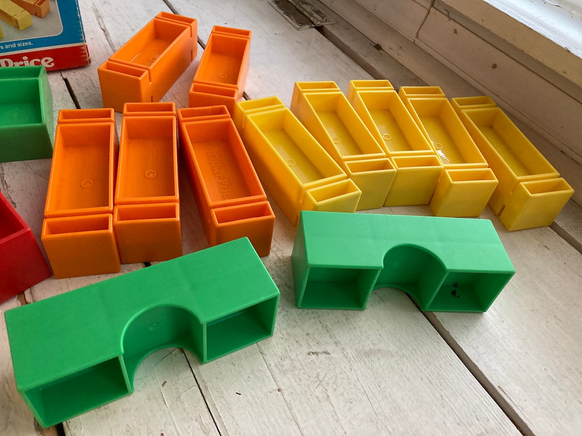 1980s Vintage Fisher Price Blocks 'N' More Set 193 - Etsy