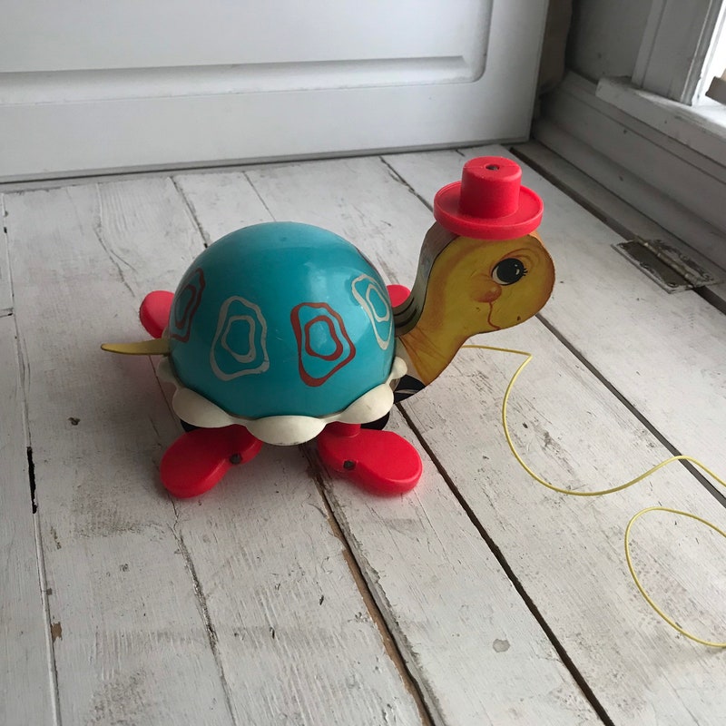Turtle Pull Toy - Etsy