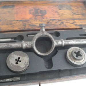 Vintage Little Giant Screw Plate With Tap Wrench Box Wood - Etsy