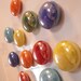 Handmade Glass Pebble Refrigerator Magnets Fiesta Set of Twelve ...