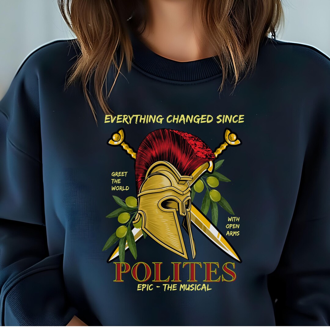 Epic the Musical Polites Odysseus Crewneck Sweatshirt, Greek Mythology ...