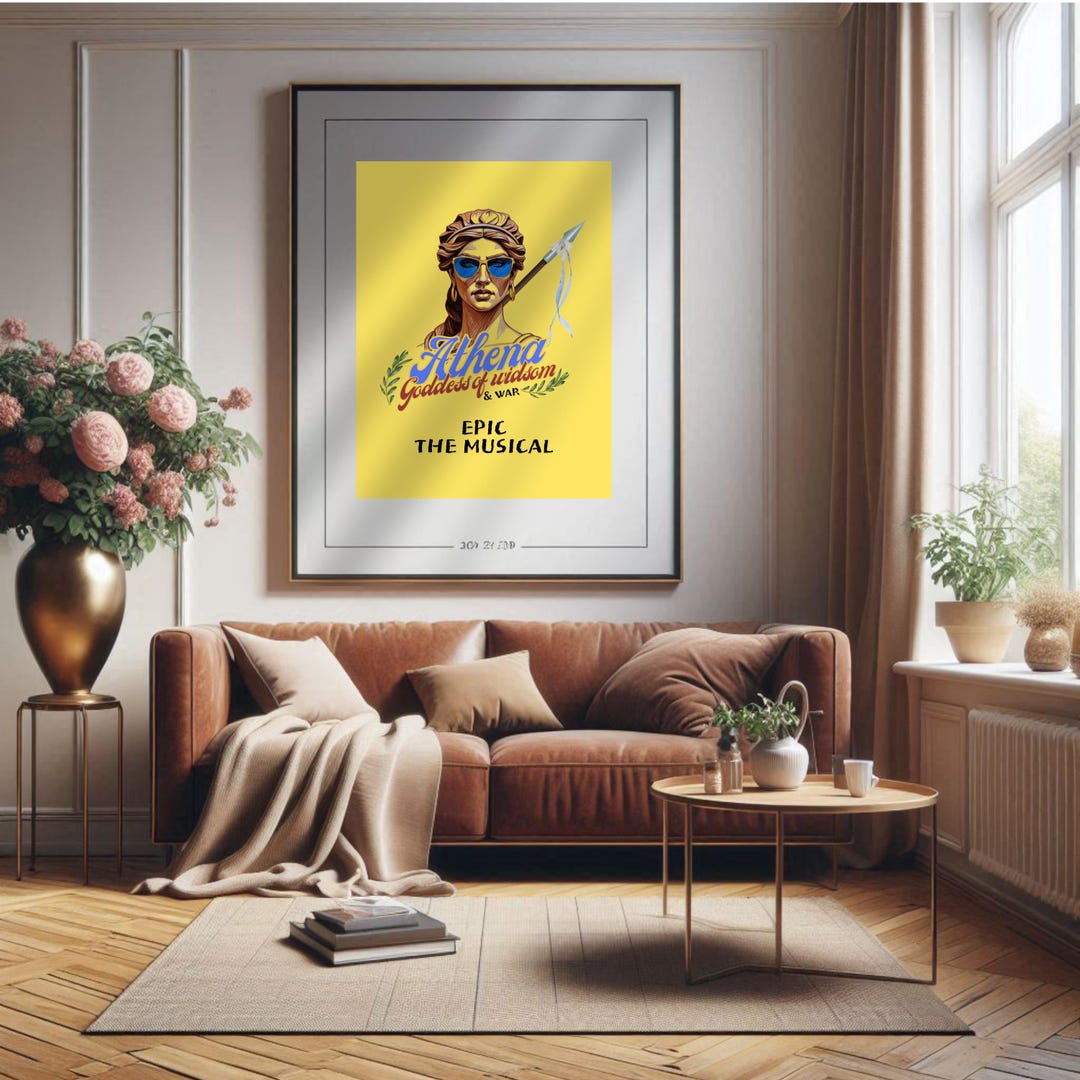 Epic the Musical ATHENA Digital Download, Print 24x36", Digital Wallart ...