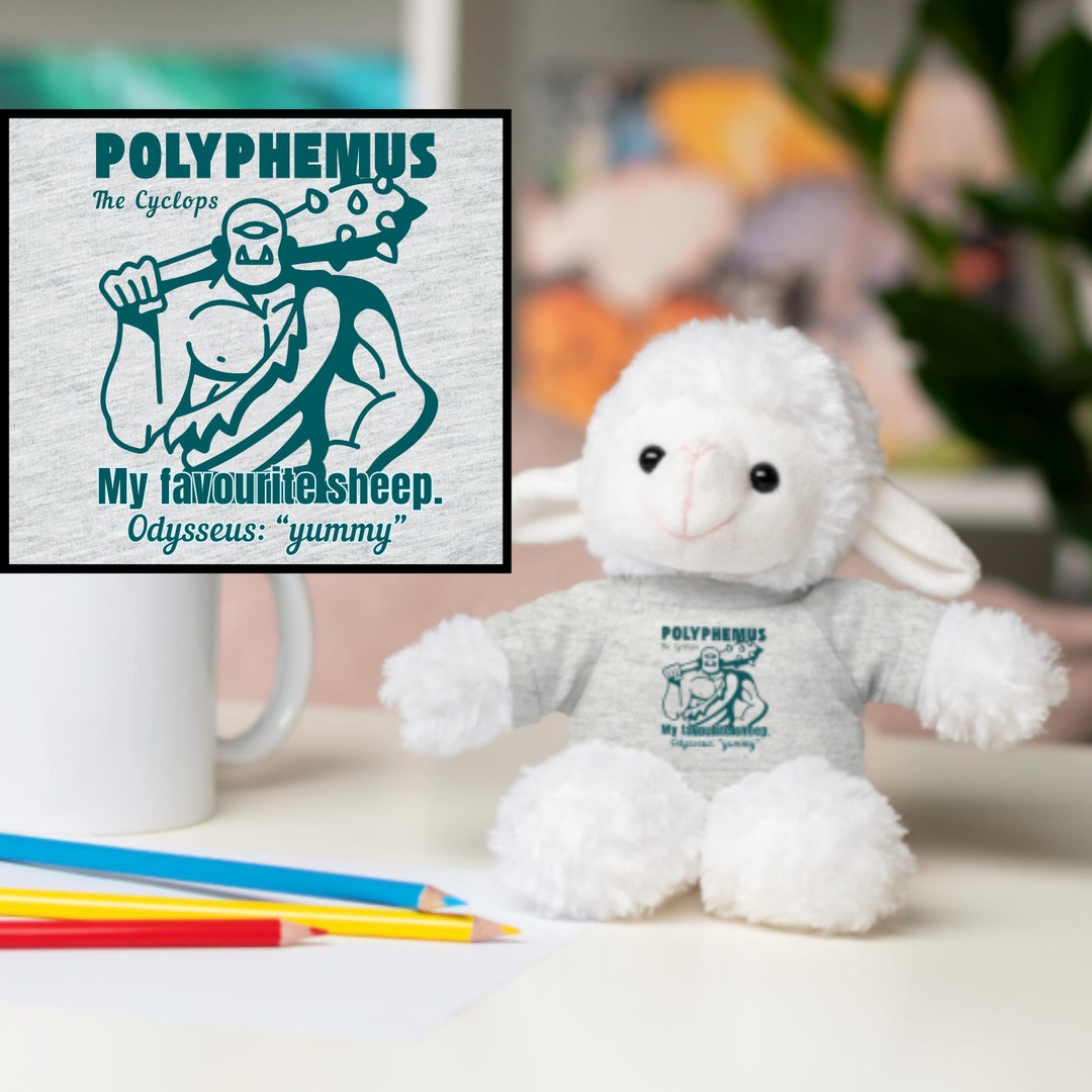 Plush Toy Epic Odysseus Polyphemus the Cyclops Cute Stuffed Sheep With ...