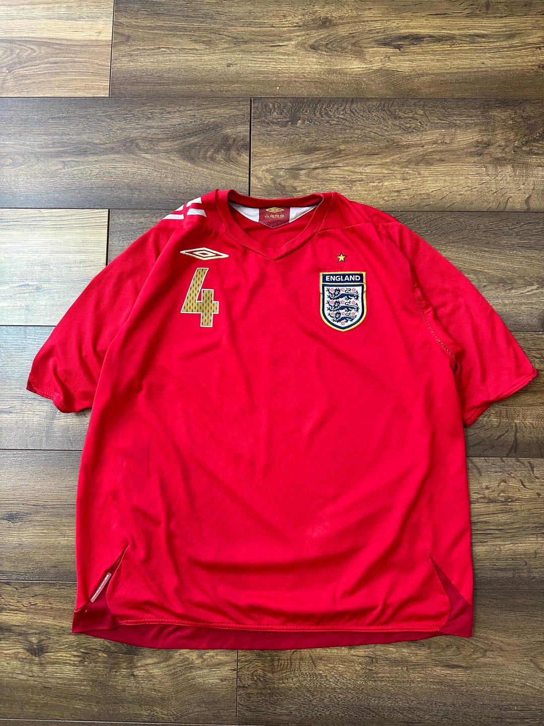 Vintage England Team 2006 Umbro Away Kit Football Shirt Soccer Jersey ...
