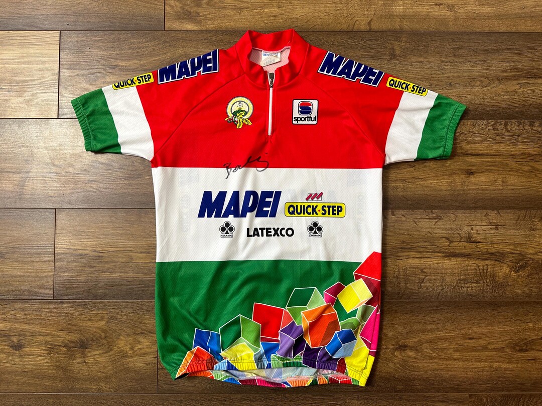 Maillot Cycliste Mapei Quick Step 2001 Sportful Vintage Cycling Jersey ...