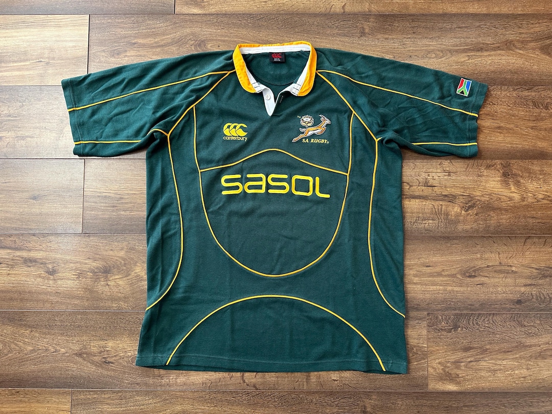 South Africa Rugby Home Kit Shirt Jersey Canterbury Springboks Size 2XL ...