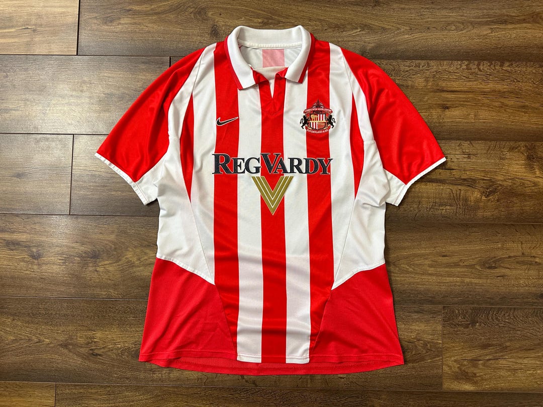 Vintage SUNDERLAND 2002/2004 Home Kit Football Shirt Soccer Jersey ...