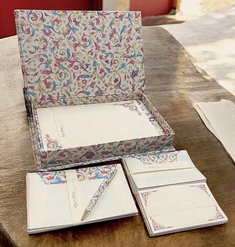 Italian Luxury Stationery Box Set - Etsy