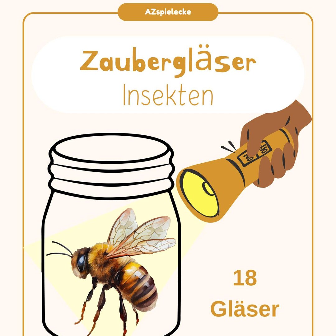 18 Magic Jars Insects Spring Crafts Montessori Elementary School ...