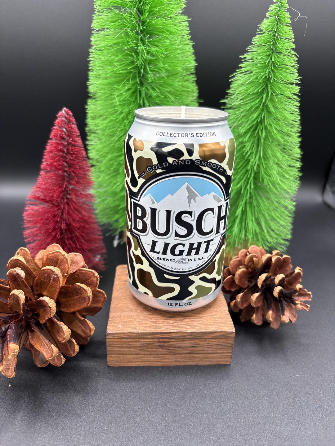 Limited Edition Custom Scent Busch Light Camo Can Handmade All-natural ...