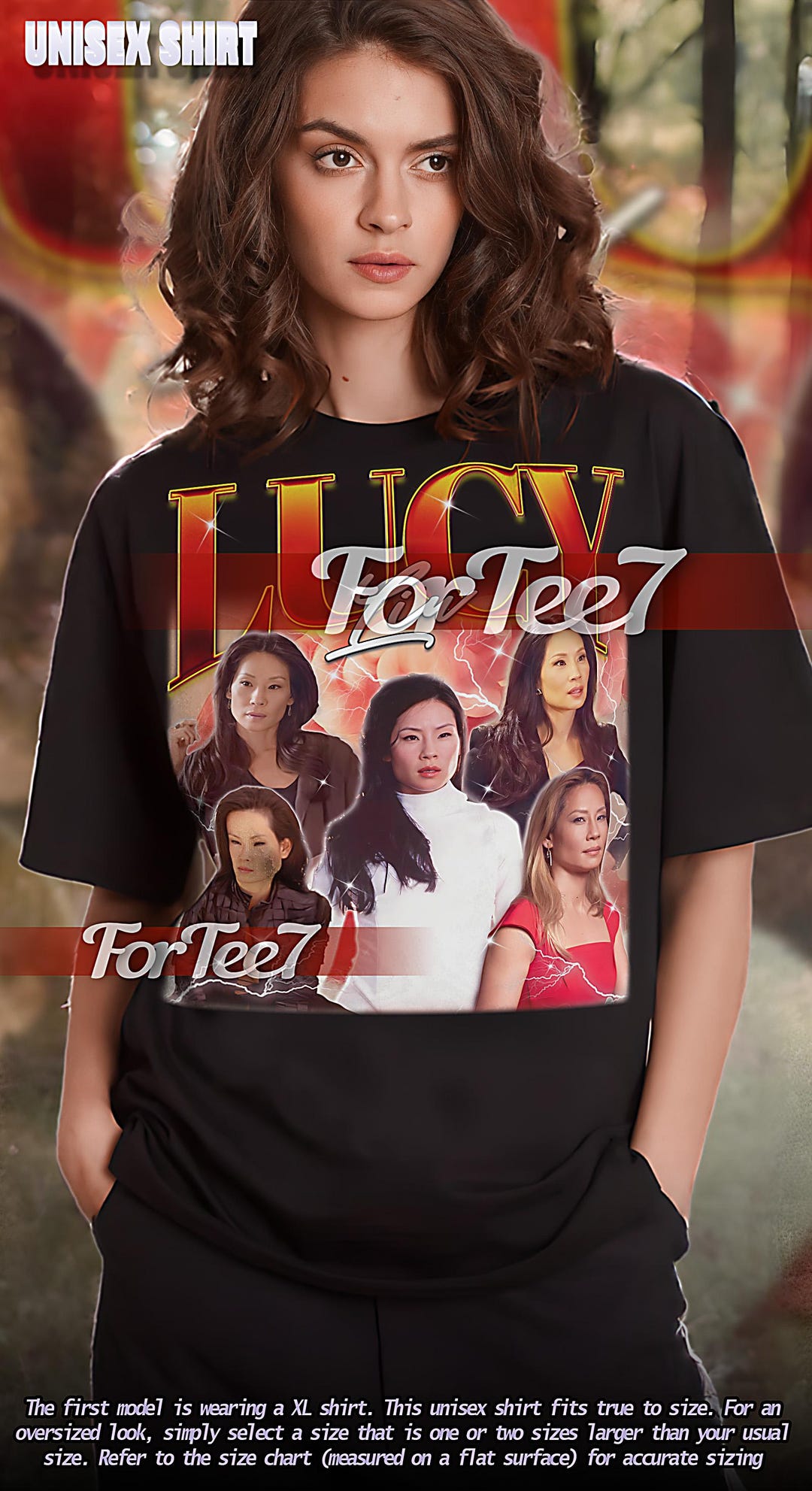 LUCY LIU Bootleg Tshirt, Lucy Liu 90s Retro Tee, Lucy Liu Vintage ...
