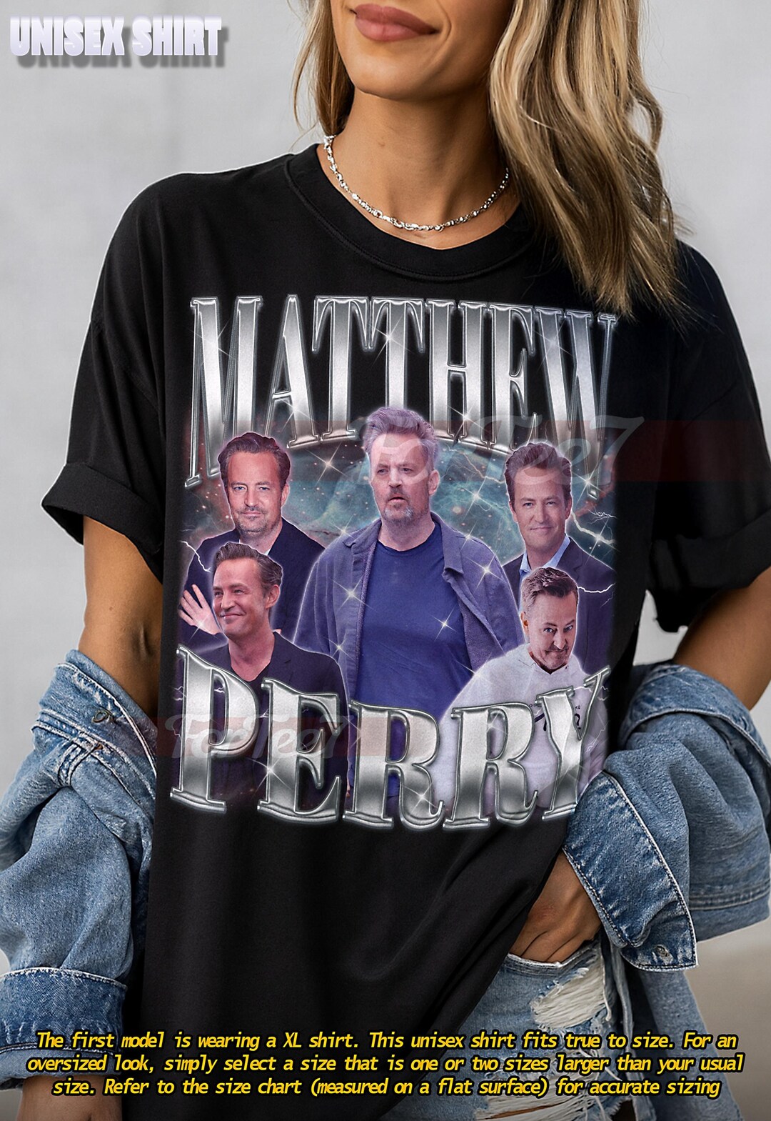 MATTHEW PERRY Retro Shirt, Matthew Perry Tshirt, Matthew Perry Fan Tees ...