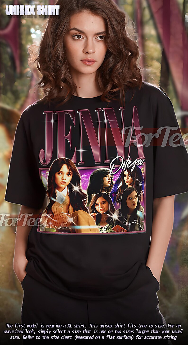 JENNA ORTEGA Vintage Shirt, Jenna Ortega Homage Tshirt, Jenna Ortega ...