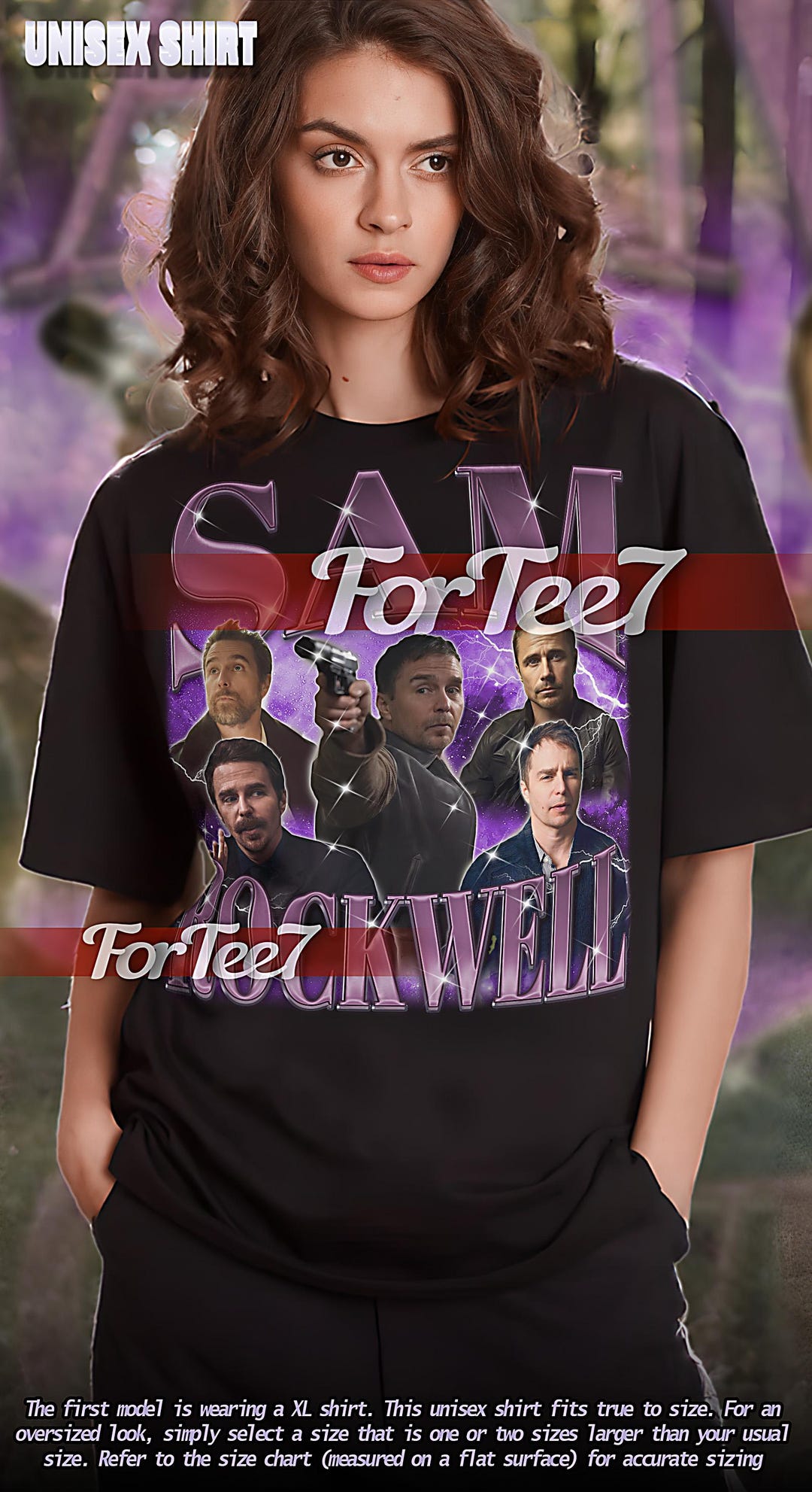 SAM ROCKWELL Bootleg Tshirt, Sam Rockwell 90s Retro Tee, Sam Rockwell ...