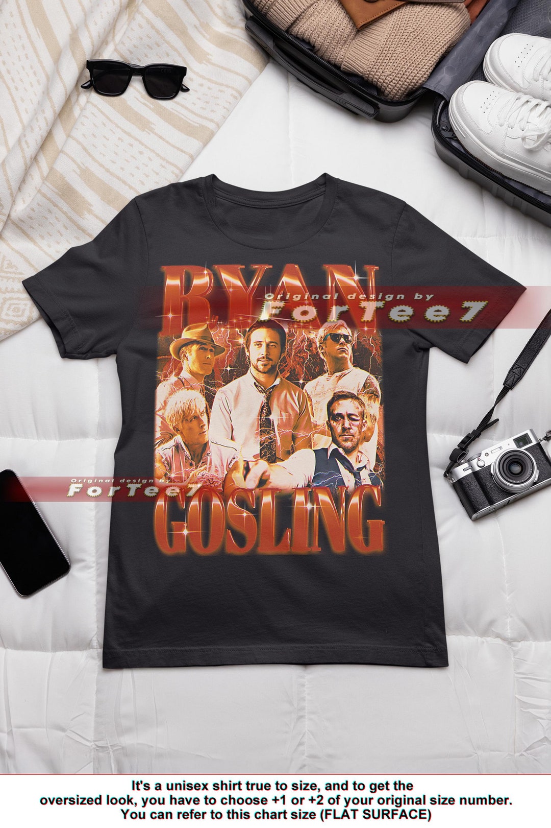 RYAN GOSLING Shirt - Ryan Gosling Vintage Shirt, Ryan Gosling Retro 90s ...