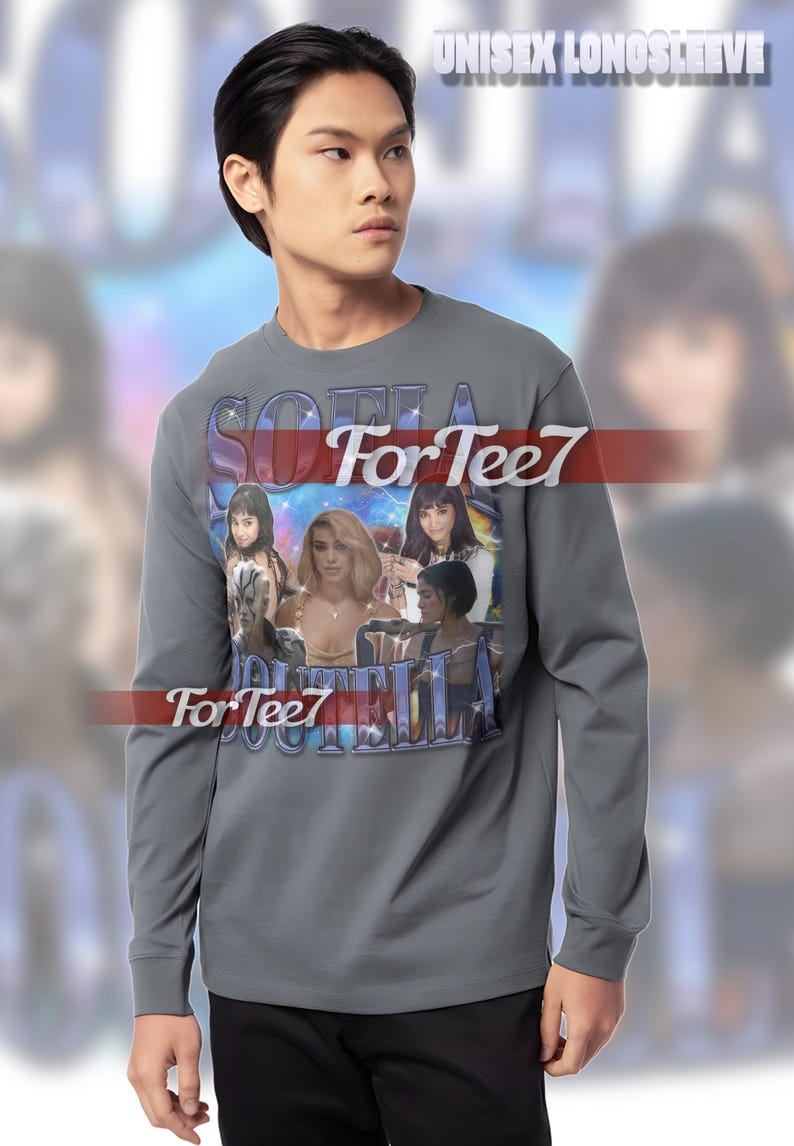 Camiseta pirata de Sofia Boutella, Camiseta retro de los 90 de Sofia ...