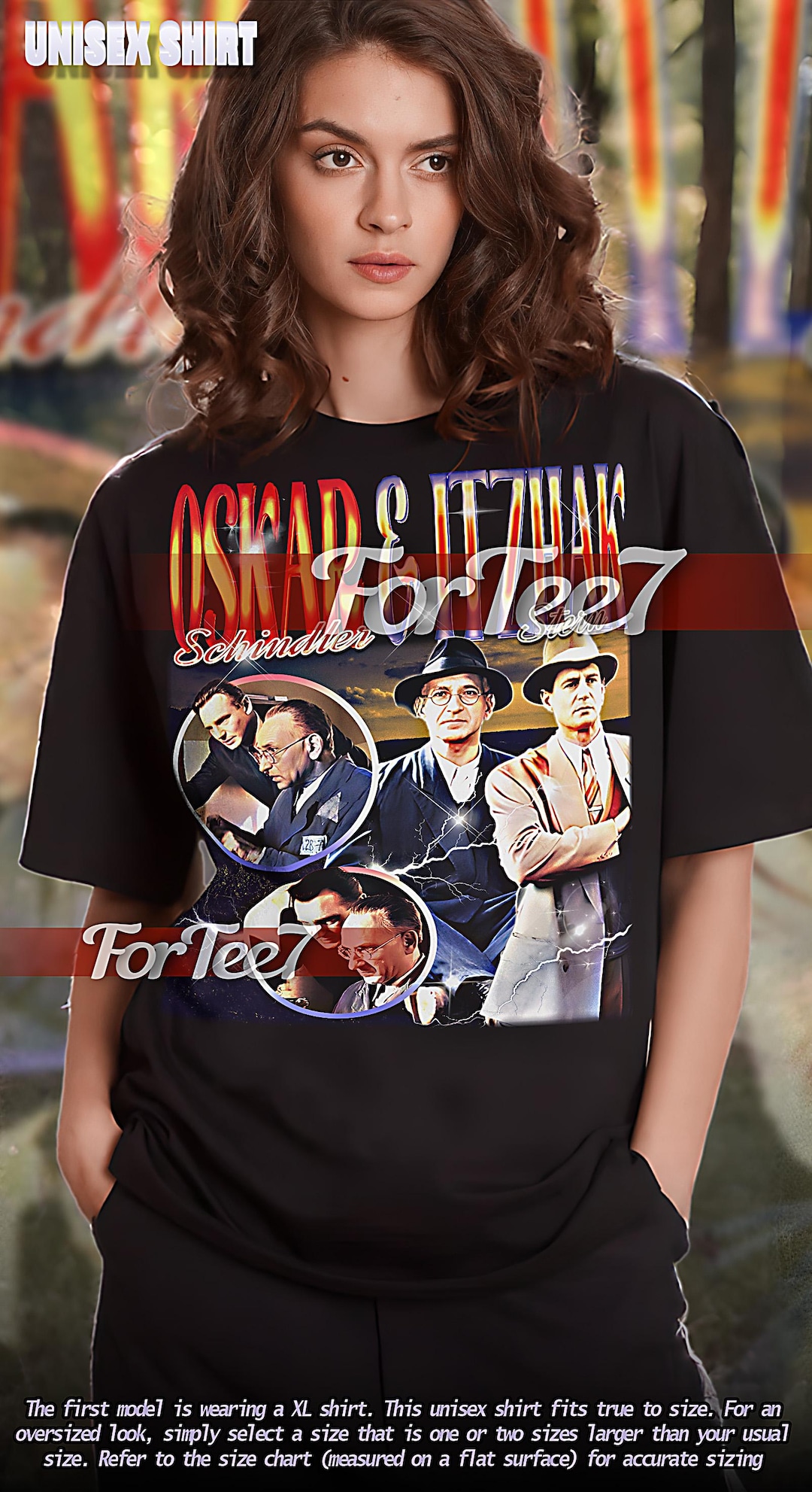 Oskar Schindler and Itzhak Stern Shirt, Oskar Schindler Vintage Shirt ...