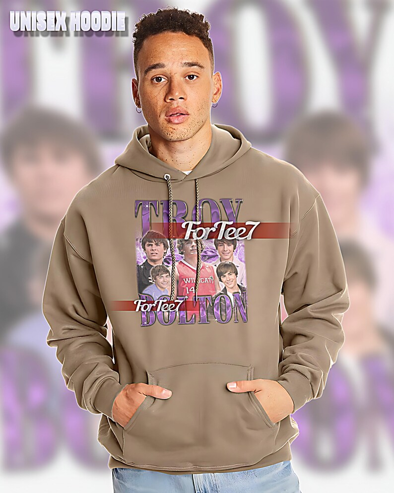 TROY BOLTON Vintage Shirt, Troy Bolton Homage Tshirt, Troy Bolton Fan ...