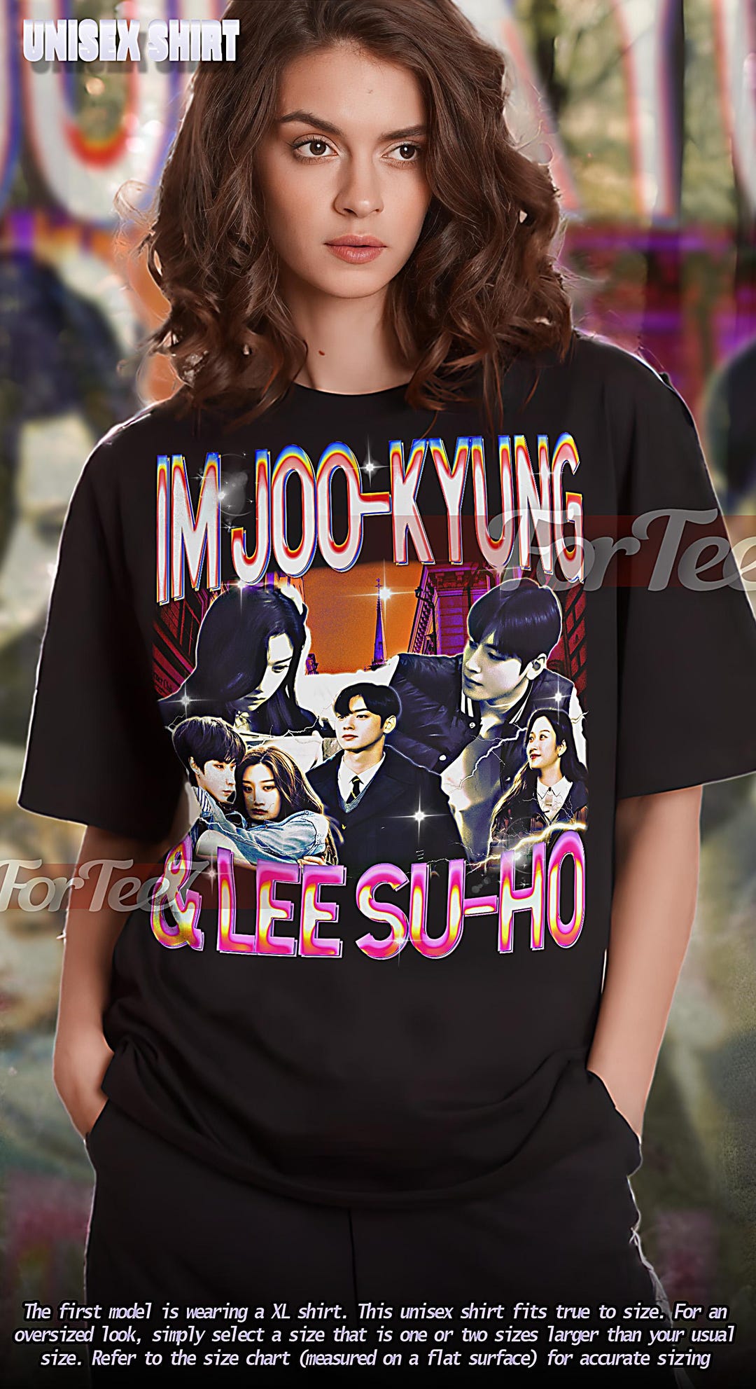 IM JOO-KYUNG Andd Lee Su-ho Vintage Shirt, Im Joo-kyung and Lee Su-ho ...
