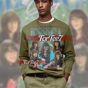 JESSICA DAY Bootleg Tshirt, Jessica Day 90s Retro Tee, Jessica Day ...