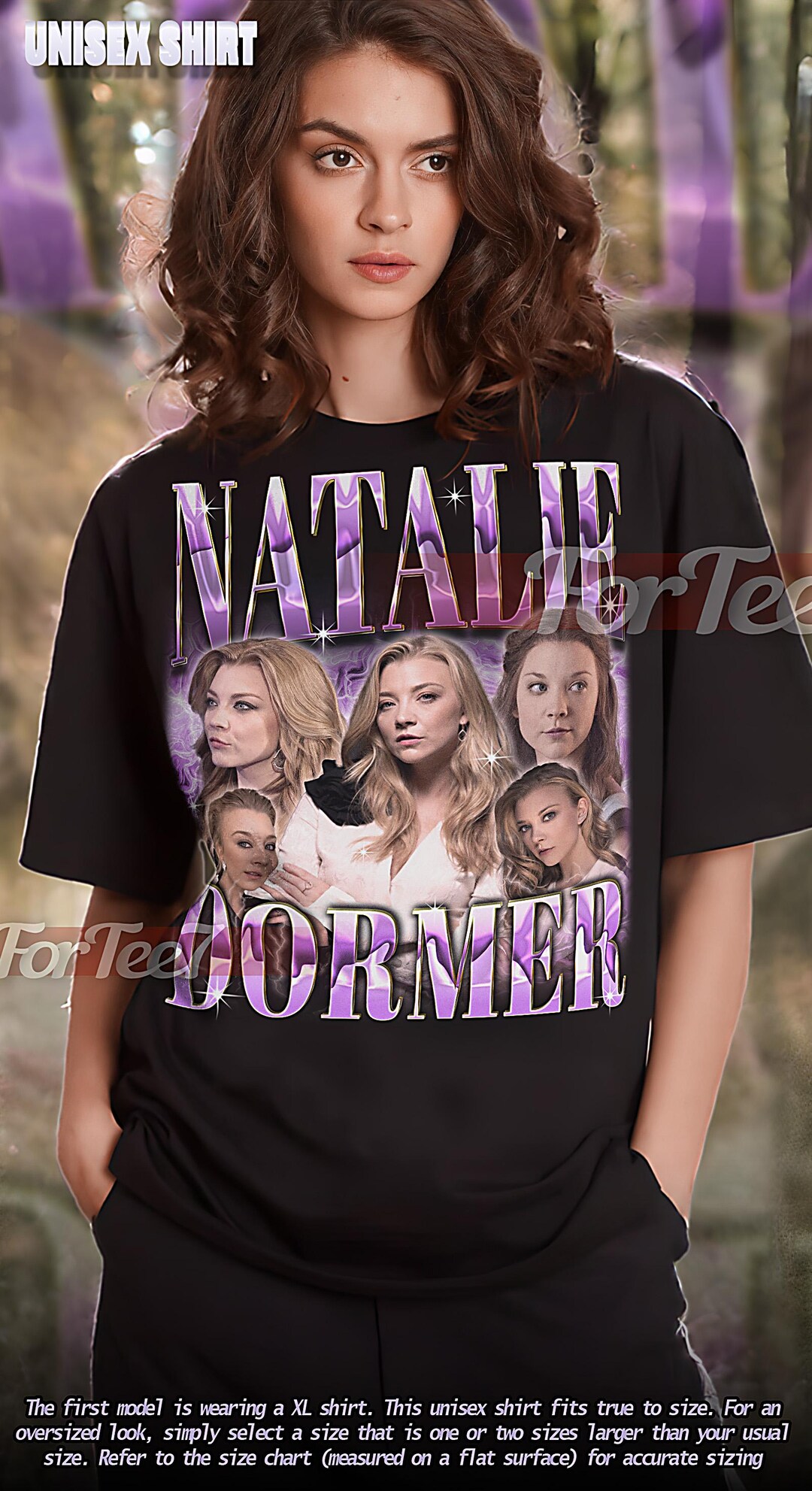 NATALIE DORMER Vintage Shirt, Natalie Dormer Homage Tshirt, Natalie ...