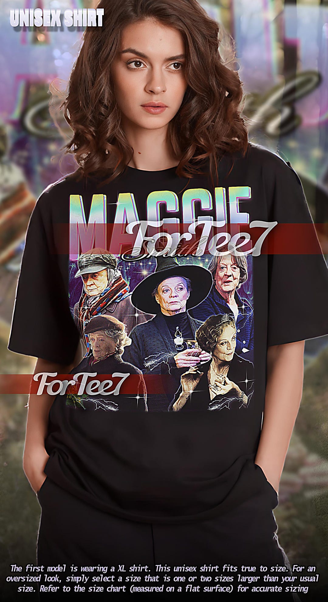MAGGIE SMITH Vintage Shirt, Maggie Smith Homage Tshirt, Maggie Smith ...